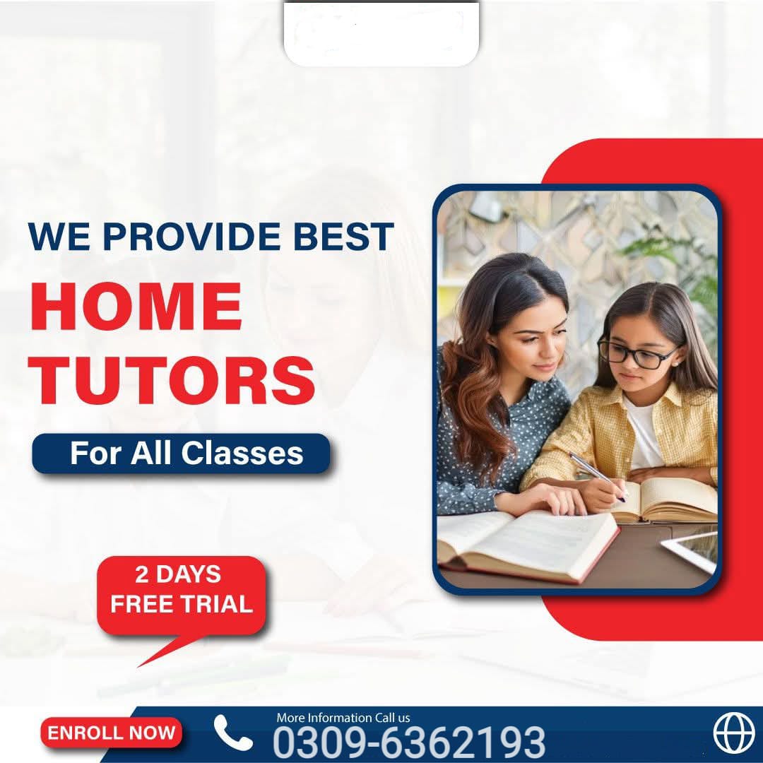 Call 03096362193 For Best Home Tutors in Bahria Town Lahore